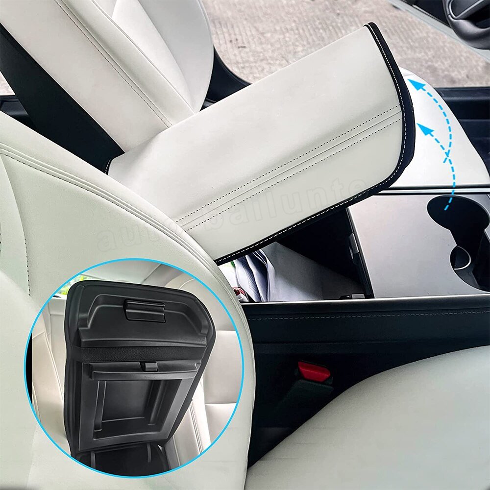 Tesla Armrest Cover For Model 3 Model Y | EvoAutostore.com